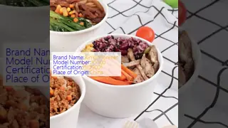Eco Kraft Bowls Biodegradable Custom Logo Takeaway