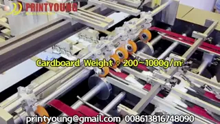 Watch: TC-880A Fully Automatic Window Patching Machine With Punching And Creasing Showcase