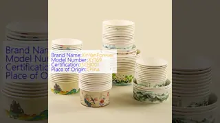 Custom Logo Paper Bowls Leak Proof Takeaway Food Packaging
