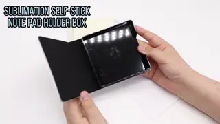 Custom Sticky Notes PU Leather Box