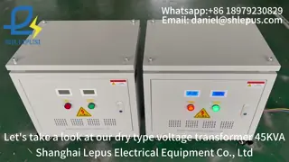 45KVA Digital display voltage transformer