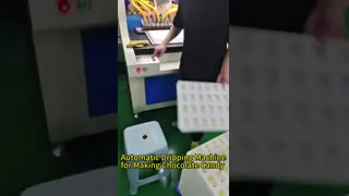 Automatic Chocolate Decorating Machine Ice Cream Making Machine