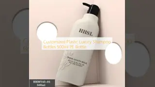 Custom PE Shampoo Bottles 500ml Luxury Packaging