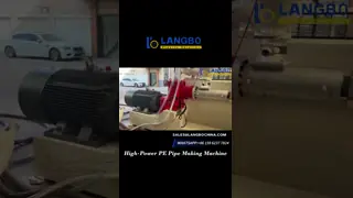 PE Pipe Making Machine in Stable Production