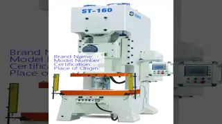 60 Ton Punching Machine Efficient Metal Stamping