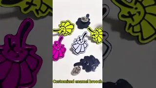 OEM Custom Enamel Pin Soft Enamel Pin With Glitter Metal Badge Logo Maker UV Print Cute Anime Hard E