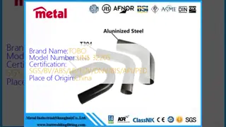 Seamless U Tubes for Boiler Systems