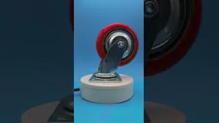 Aluminum core PU heavy duty caster