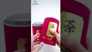 Eco-friendly Tea Paper Cans Packaging