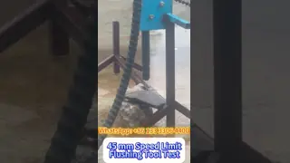 Wellbore Flushing Tool Speed Limit 360 Rotating
