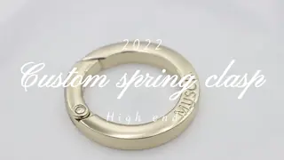 Secure Bag Keychain O Ring Clasp