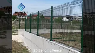 3D Curved Fencing Heavy Duty Welded Wire Mesh Bending Fence Security Powder Coated 3D Fence