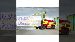 Airport Fire Truck 14 Ton Water Foam Vehicle