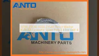 Kubota U8  Thrust Washer Replacement