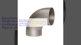 CuNi 90/10 Elbow Pipe Fitting Wooden Case