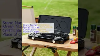 Heavy Duty Double Gas Stove Even Heat