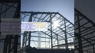 Lightweight Steel Workshop Frame Fast Construction