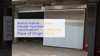 Space Saving Cold Room Electric Sliding Door