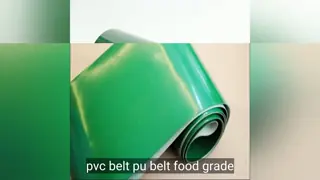 Green White Color PVC PU Food Grade Conveyor Belt