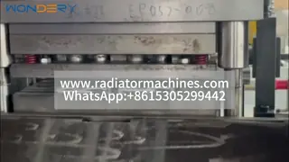 Intercooler aluminum fin stamping machine, high speed fin press machine