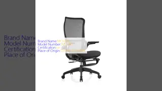Ergonomic Office Chair Lumbar Support Footrest