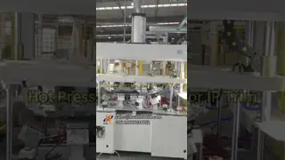 Hot Press Laminating for Automotive IP Trim