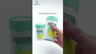 Airtight paper can packaging with paper hat cover for gift