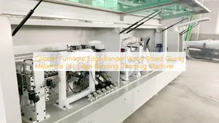 Wood Board Edge Bander Machine PVC Gluing