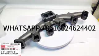 ISUZU 6BD1 6BG1 ENGINE 1-14141804-2 MANIFOLD;EXHAUST FOR HITACHI EX200 EX225 ZX200