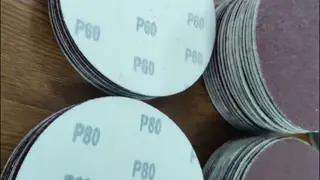 No Holes Round Red Aluminum Oxide Sandpaper Sanding Disc for Polishing Wood and Metal