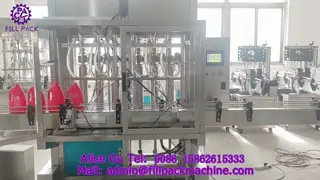 2159 M10 Linear Split-Type Piston Liquid Detergent 6-Station Filling, Capping, and Labeling Producti