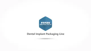 Dental Implant Packaging Line-GMP-Compliant Cleanroom