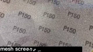 Ceramic Mesh Abrasive Sanding Disc Sandpaper 225mm 150mm With Hook And Loop