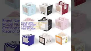 Mini Cake Boxes Protect Desserts Perfectly