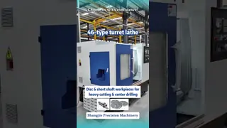 46-type turret lathe #cncmill #coldmilling #cnc #machine #factory #factoryproducts #cncsoftware