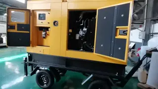 Trailer Diesel Generator Power On Demand
