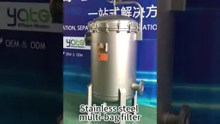 Stainless Steel Multi Bag Filter Housing High Flow