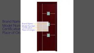 WPC Glass Doors Soundproof Durable Modern Interiors