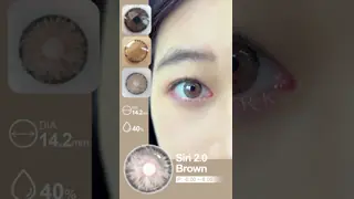 Millcreek New Series Natural Soft Contact Lenses Big Eyes Colored Contact Lenses for Eye Makeup