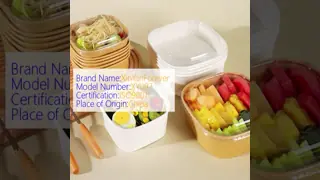 Leak Proof Kraft Meal Box Takeout Food Container