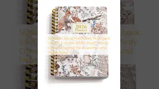 Durable Spiral Notebook for Students & Pros