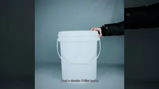 17L PP Paint Bucket Custom Logo Food Safe