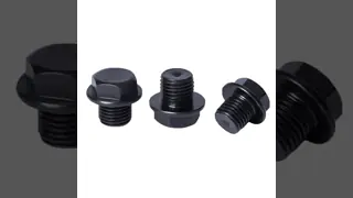 DIN910 Hexagon Head Screw Plug Carbon Steel Threaded Pipe Fitting Sealing Plug