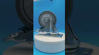 Medium duty castors brake TPR wheel