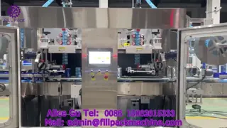 2172 M10 Double-Head 350 Dual-Material Can Automatic Sleeve Labelling Machine