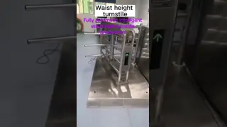 Fully automatic intelligent waist-high turnstile production