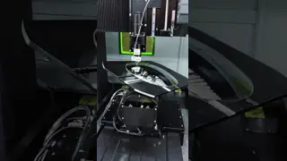 Five axis glass laser cutting machine