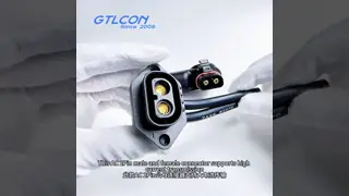 AC 2P power connector waterproof power connector extension cable