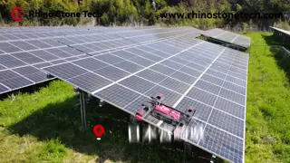 Wet & Dry Modes Water Washing All-Weather Automatic Solar Panel Cleaning Robot