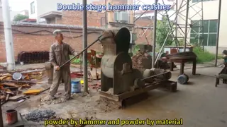 Double stage hammer crusher  +8618638712391